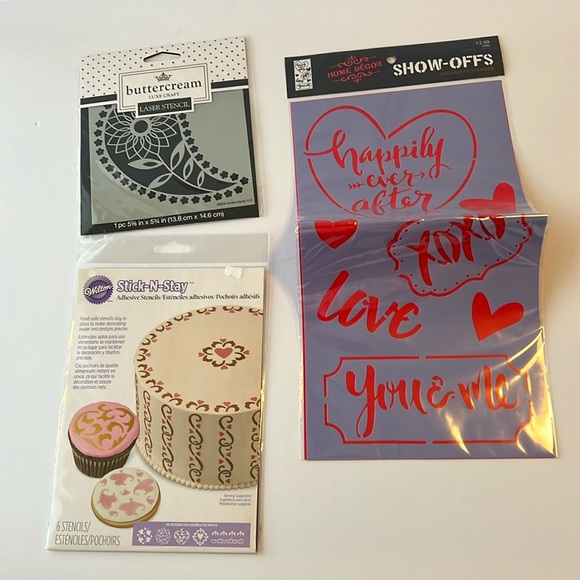 Art | New 3 Stencil Set | Poshmark